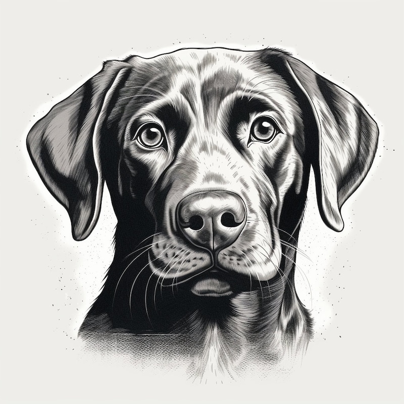 Black Lab Svg - Etsy