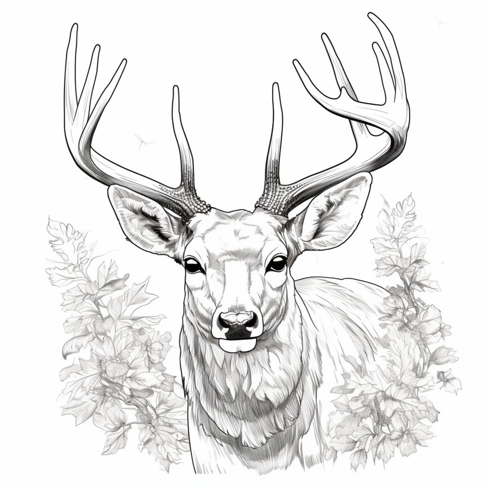 Whitetail Buck Svg File - Digital Download - Etsy