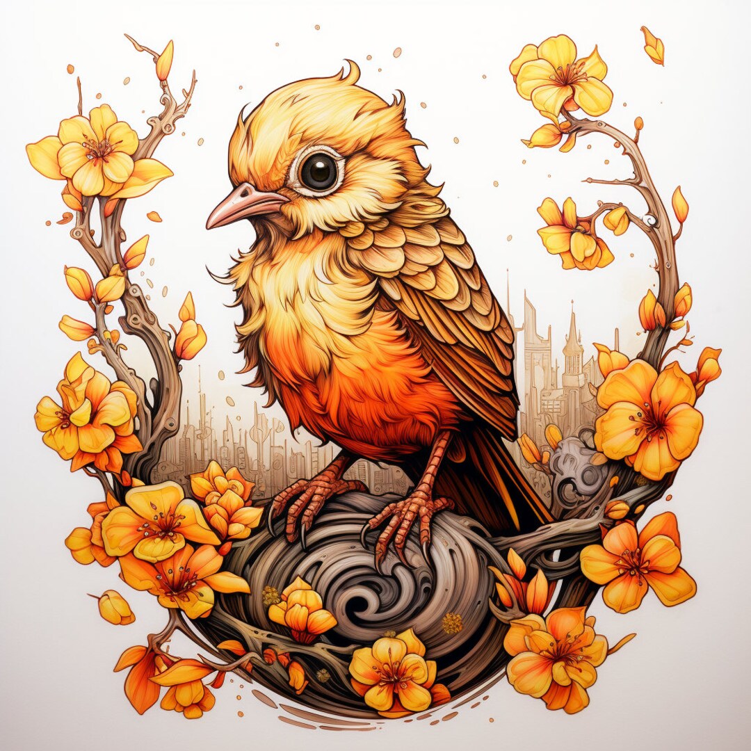 Tweety Bird Svg - Cute Little Yellow Bird Svg File for Cricut Laser ...