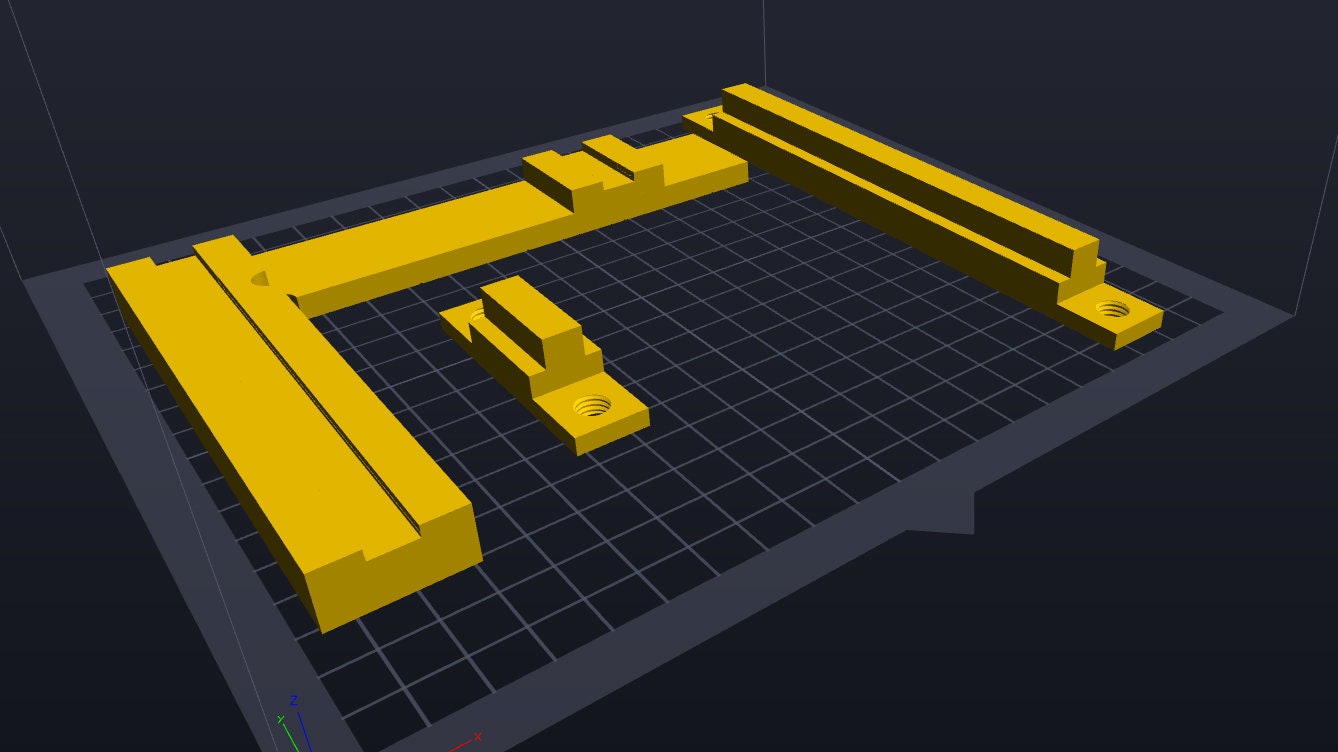 Shapeoko Pro CNC Reference Square .stl Files for 3D Printing Zeroing ...