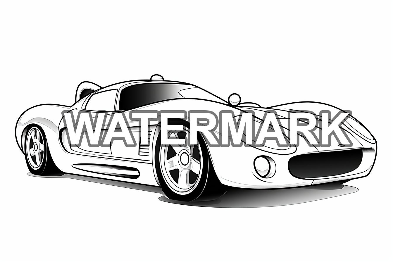 Race Cars Coloring Book - 47 Pages of Speed and Excitement! - for ...