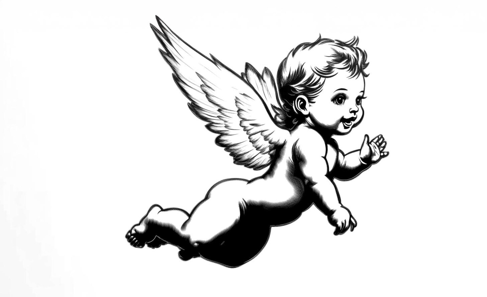 Cherub. A Collection of 12 Svg, Jpg, Png Files for Laser Engraving ...