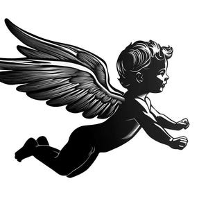 Cherub. A Collection of 12 Svg, Jpg, Png Files for Laser Engraving ...