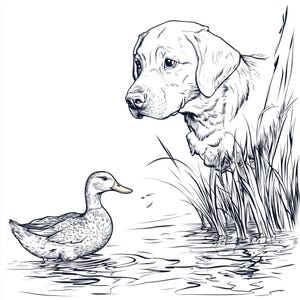 Hunting Labrador Dog SVG PNG Collection for Laser Cricut CNC T-shirts ...