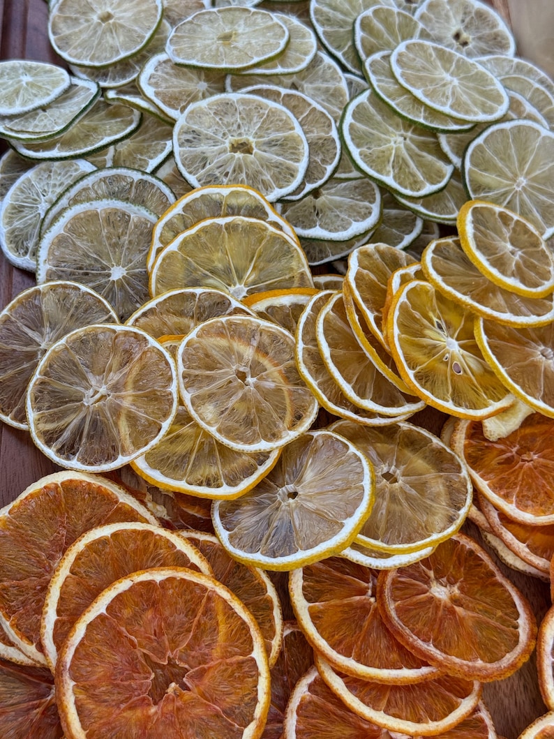 Dried Lemon Slices – Edible Citrus for Tea, Natural Citrus Drink ...