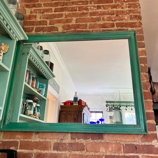 Large Farmhouse Mirror - Etsy
