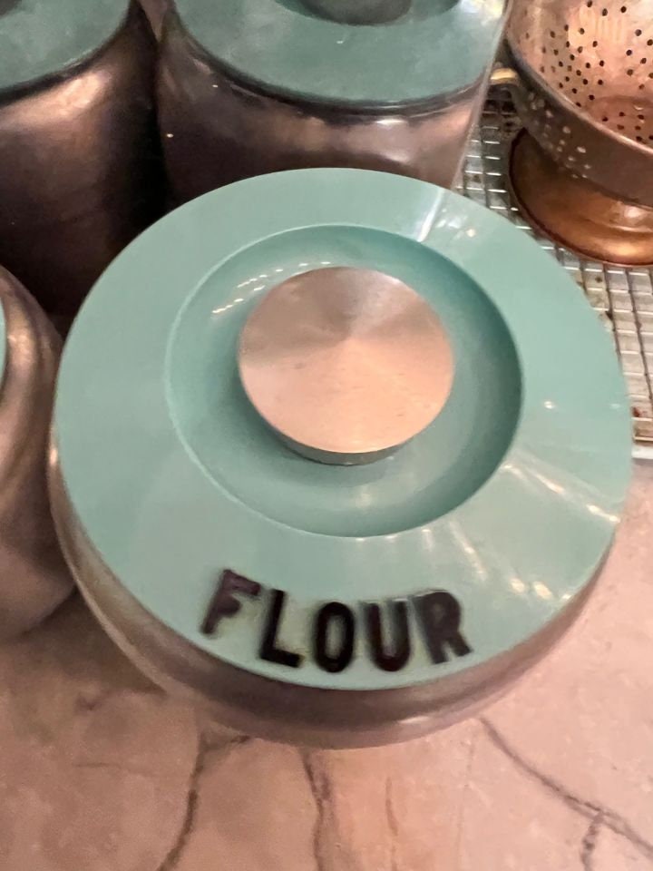Vintage MCM Turquoise Kromex 8 Spice Shaker Set & Rack OR - Etsy