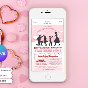 Mother Son & Daddy Daughter Sweetheart Valentine's Day Dance School ...