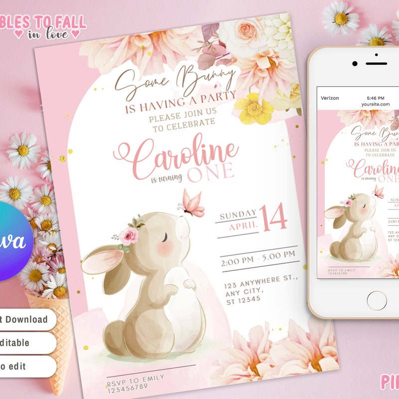 Bunny Birthday Party - Etsy