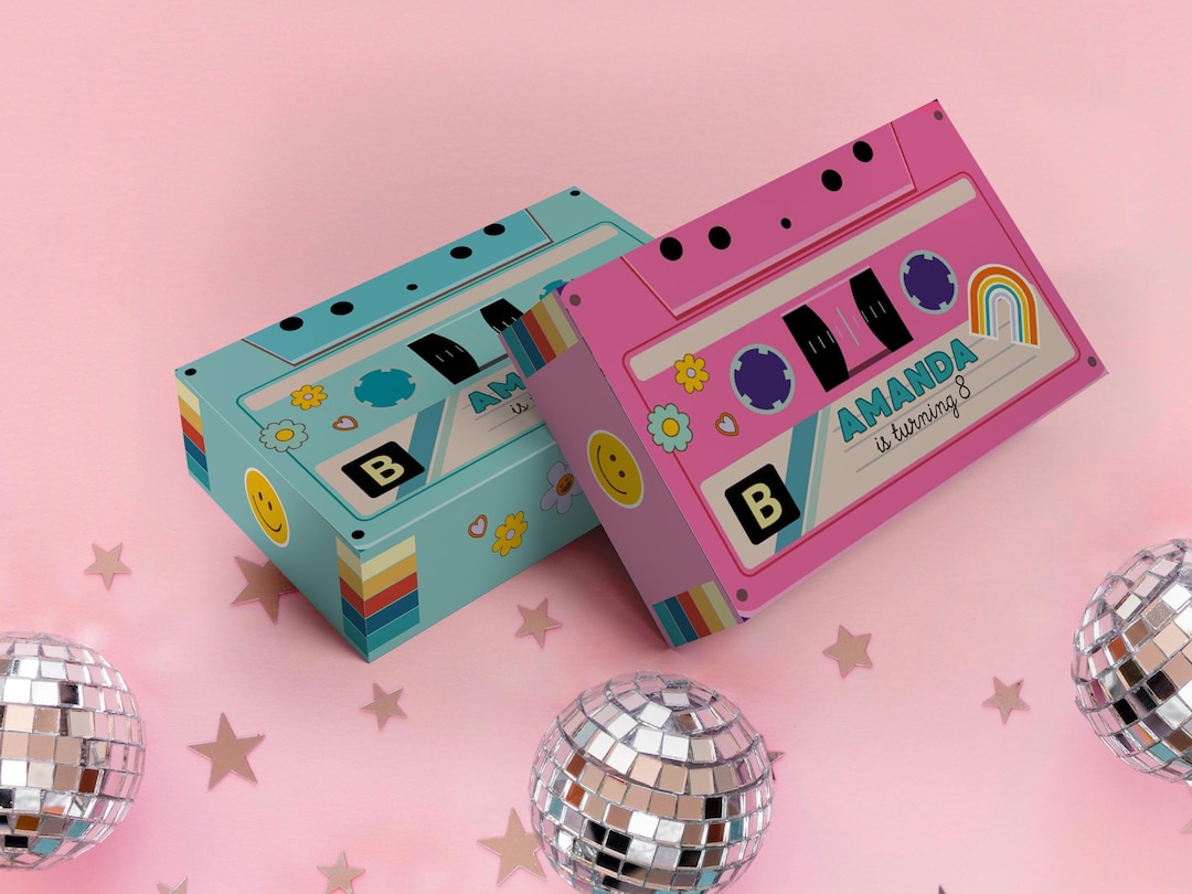Retro Cassette Tape Gift Box Cassette Tape Favor Box Jpg Tape Gift Box ...