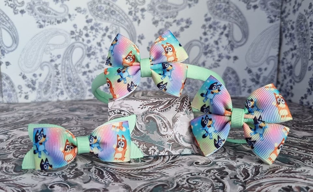 Bluey Hair Accessory Set - Etsy