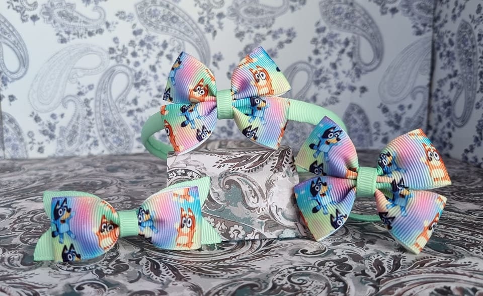 Bluey Hair Accessory Set - Etsy