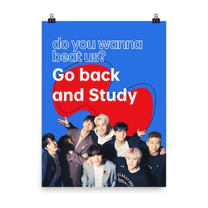 BTS Motivation Poster for Studying - Etsy