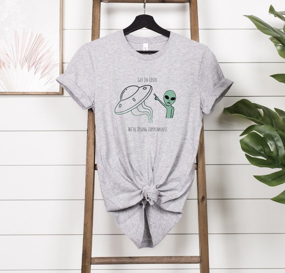 Alien Shirt Alien Abduction Shirt UFO Alien Space Ship Sci - Etsy