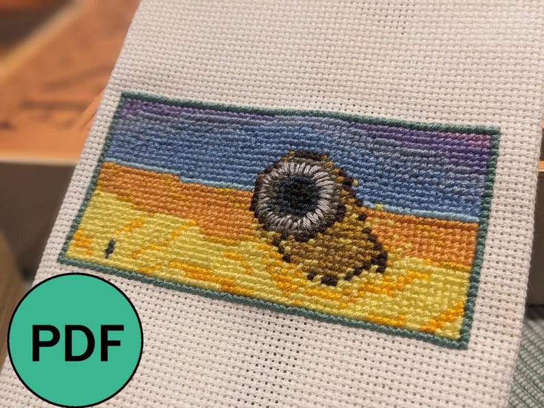 PATTERN ONLY Film Dune Sandworm Cross Stitch Pattern - Etsy