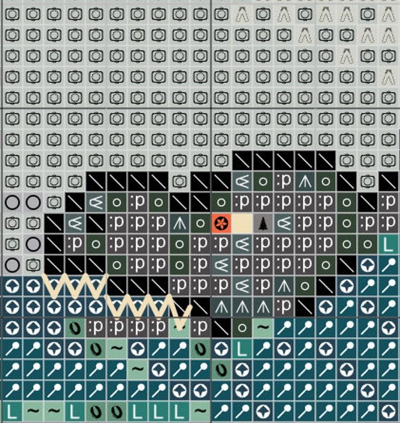 PATTERN ONLY GODZILLA Minus One Cross Stitch Pattern - Etsy