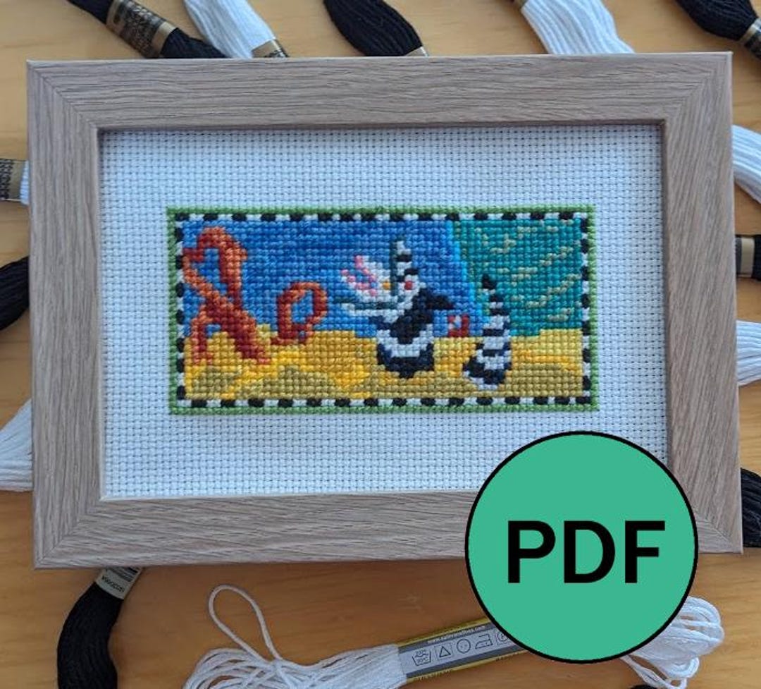 PATTERN ONLY Film Beetlejuice Sandworm Titan Cross Stitch Pattern - Etsy