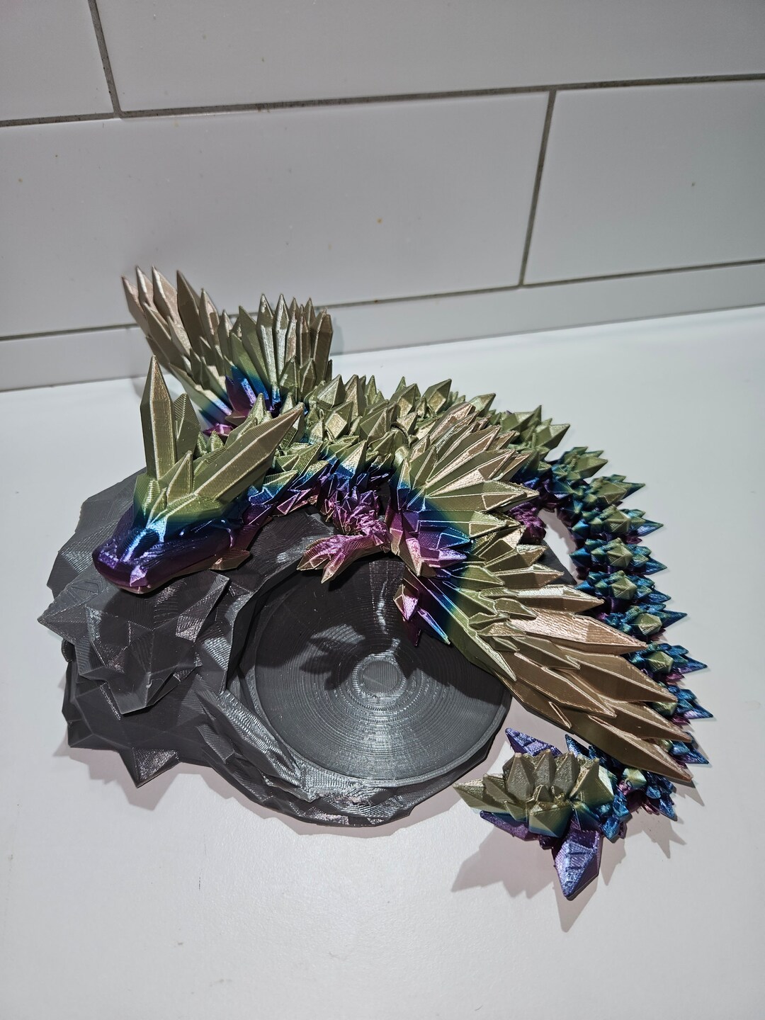 Cinderwing3d Crystalwing Dragon - Etsy