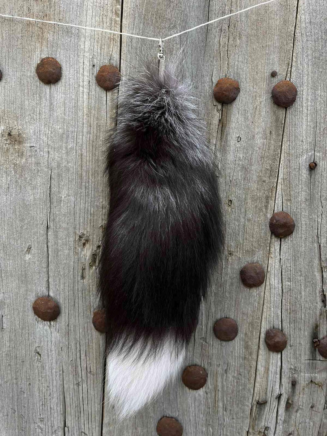 XXL Luxury Silver Fox Tail,fluffy Tail,fur Cosplay Hide Tail - Etsy