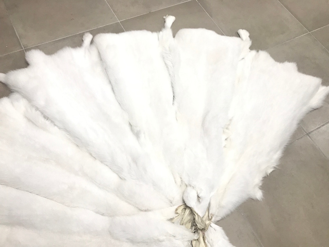 Extra White Fox Skin/pelt,fox Fur, Real Fur , Fox Pelt, Scandinavian ...