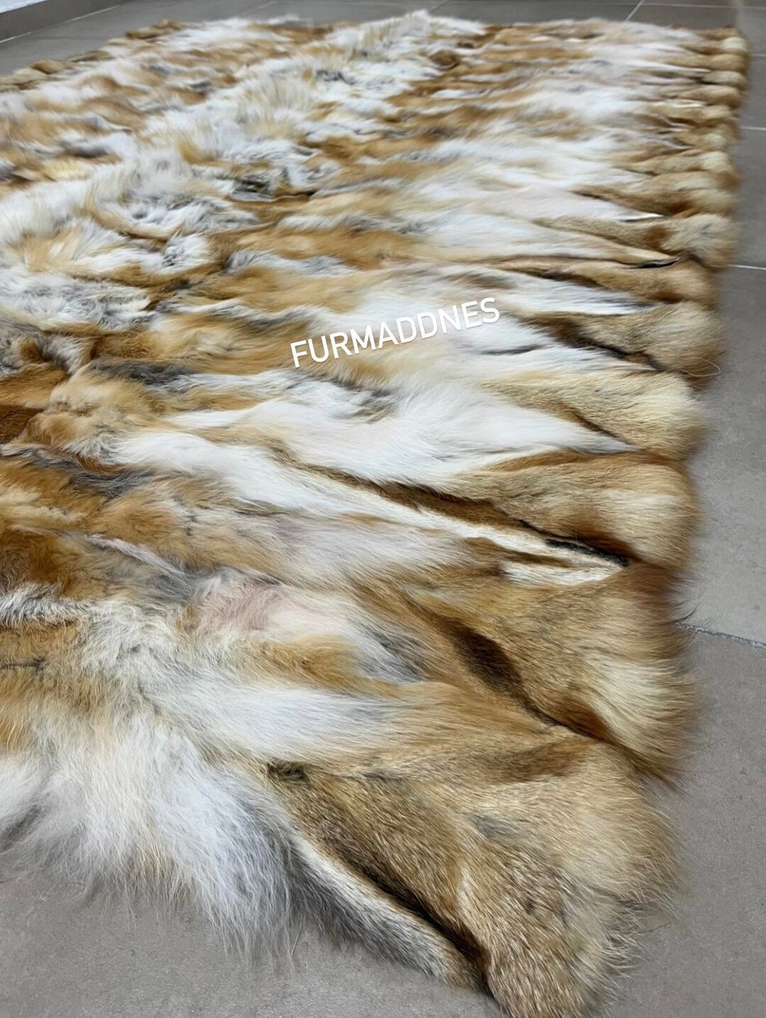 Luxury Red Canadian Zaets Fox Blanket,throw - Etsy