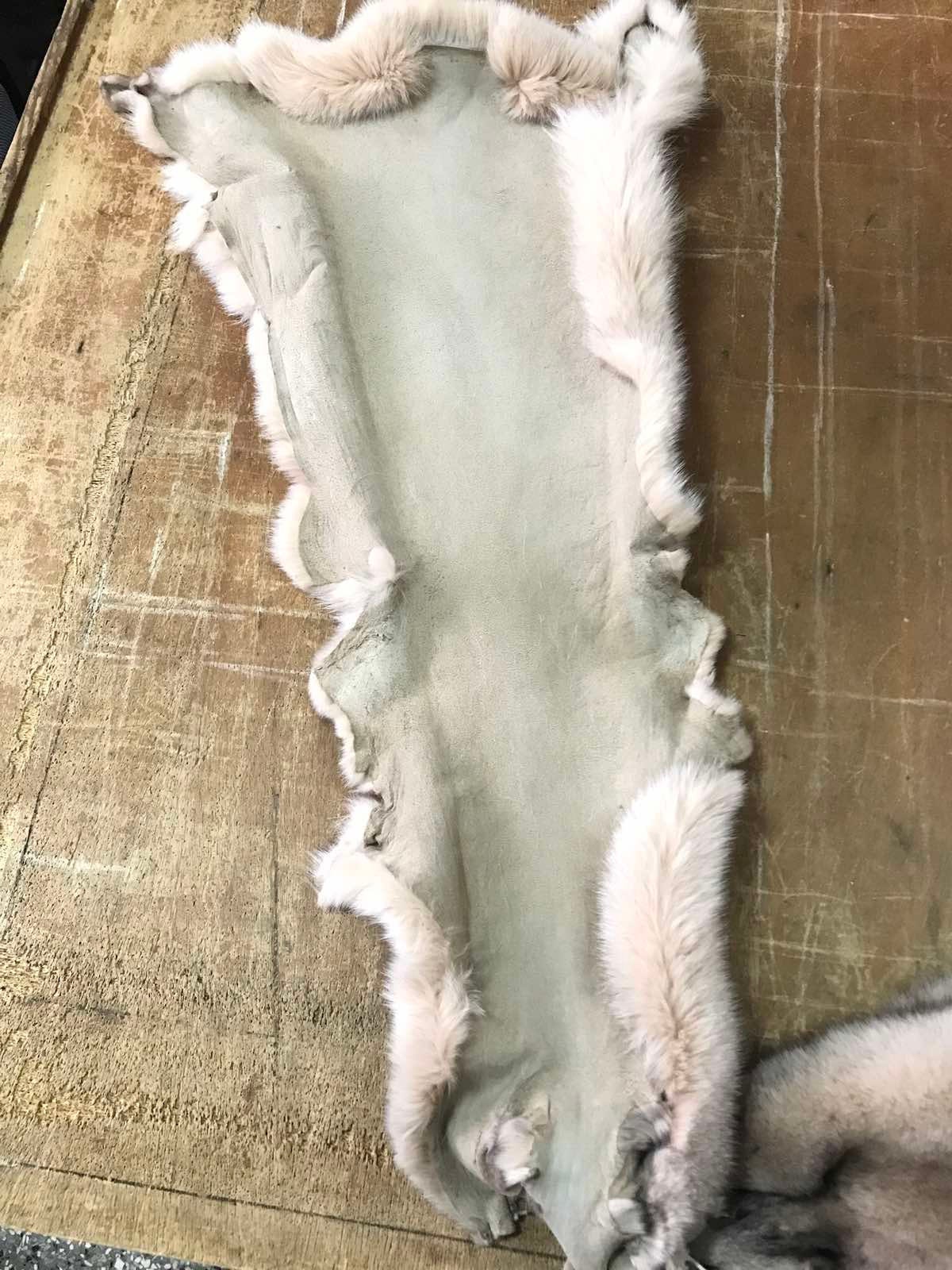 Dyed Tan Color Fur Fox Skins/pelts, Fur Garments - Etsy