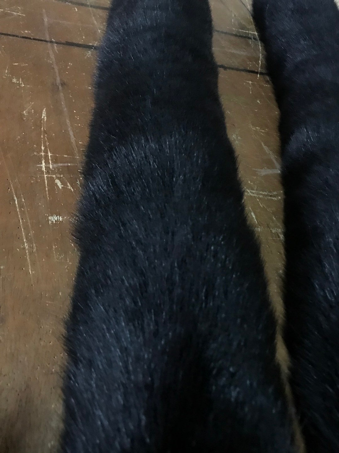 Black Fox Real Fur Strips, Fur Trims, Real Fur Strips - Etsy