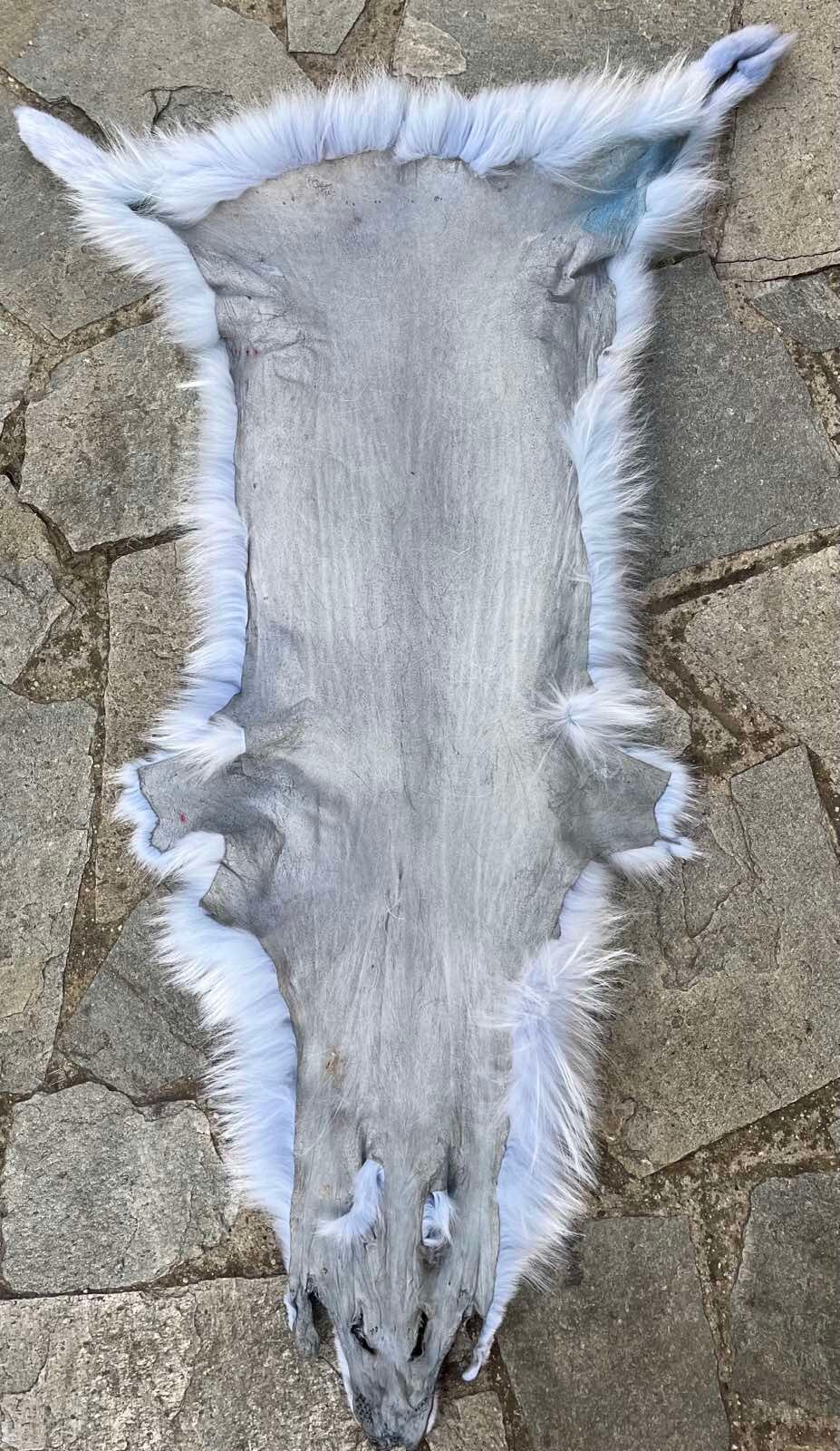 Dyed Sky Artic Marble Fox Fur Skins/pelts ,real Fur ,fur Coat ...