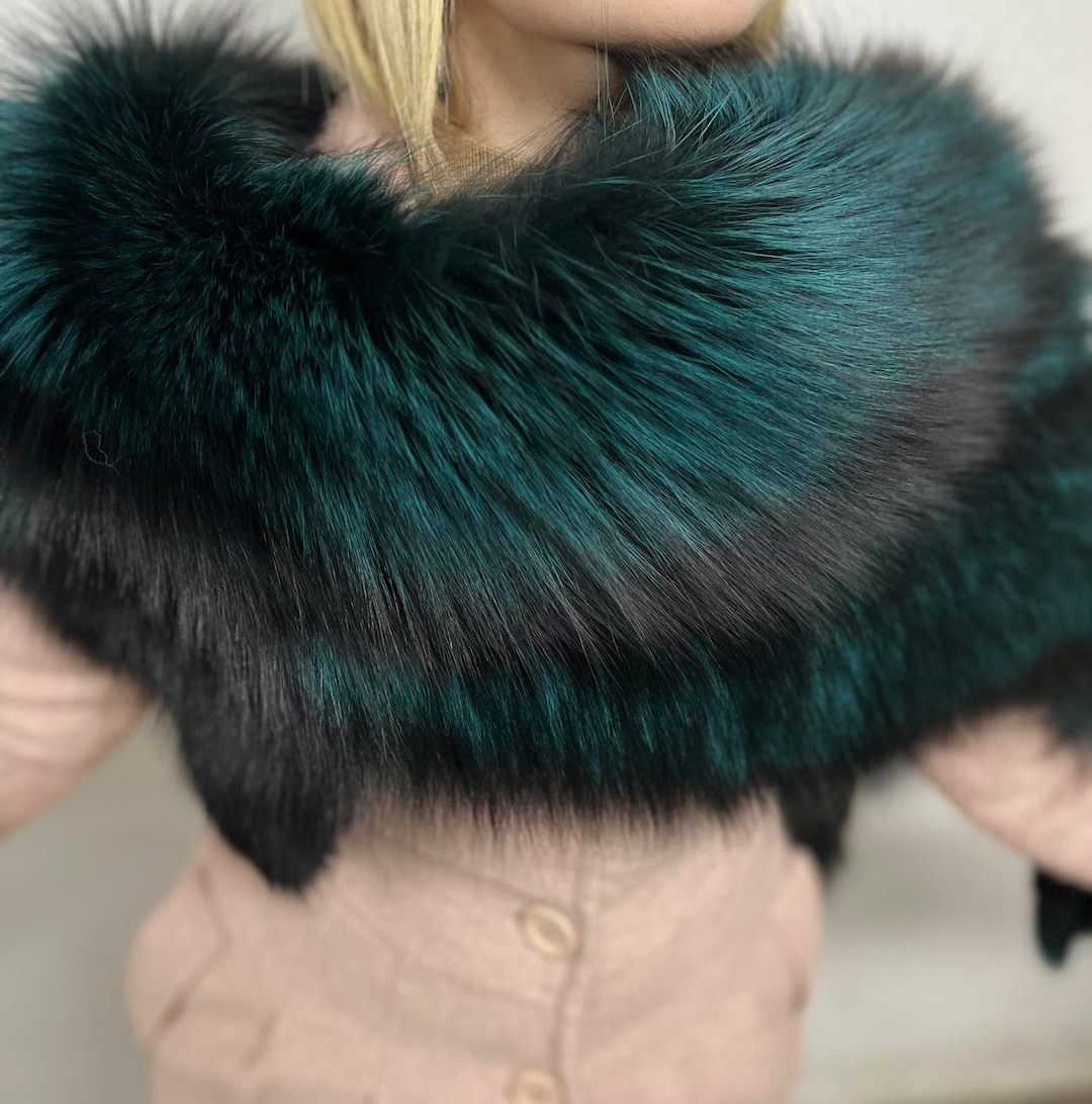 Unique Etol Real Full Skin Fox Leather, Scandinavian Fur Skin/pelt, Top ...