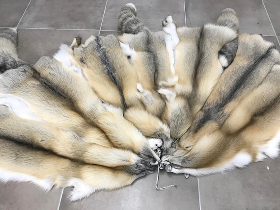 Golden Island Fox Skin/pelt Real Fur fox Pelt - Etsy