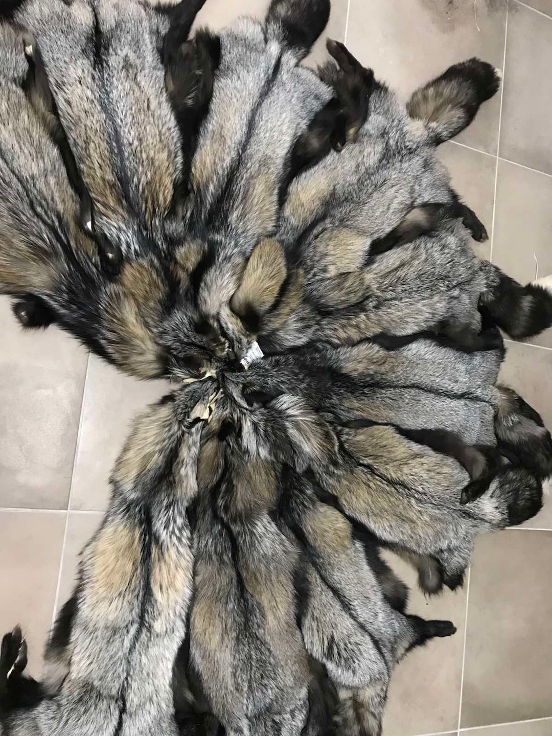 Gold Cross Fox Fur Skins/pelts, Fur Coat, Fur Blanket,fur Mutations - Etsy