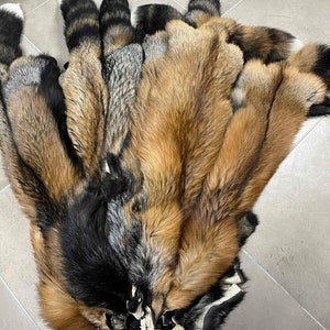 Fire Gold Cross Fox Fur Skins/pelts, Scandinavian Fur Skins, Real Furs ...