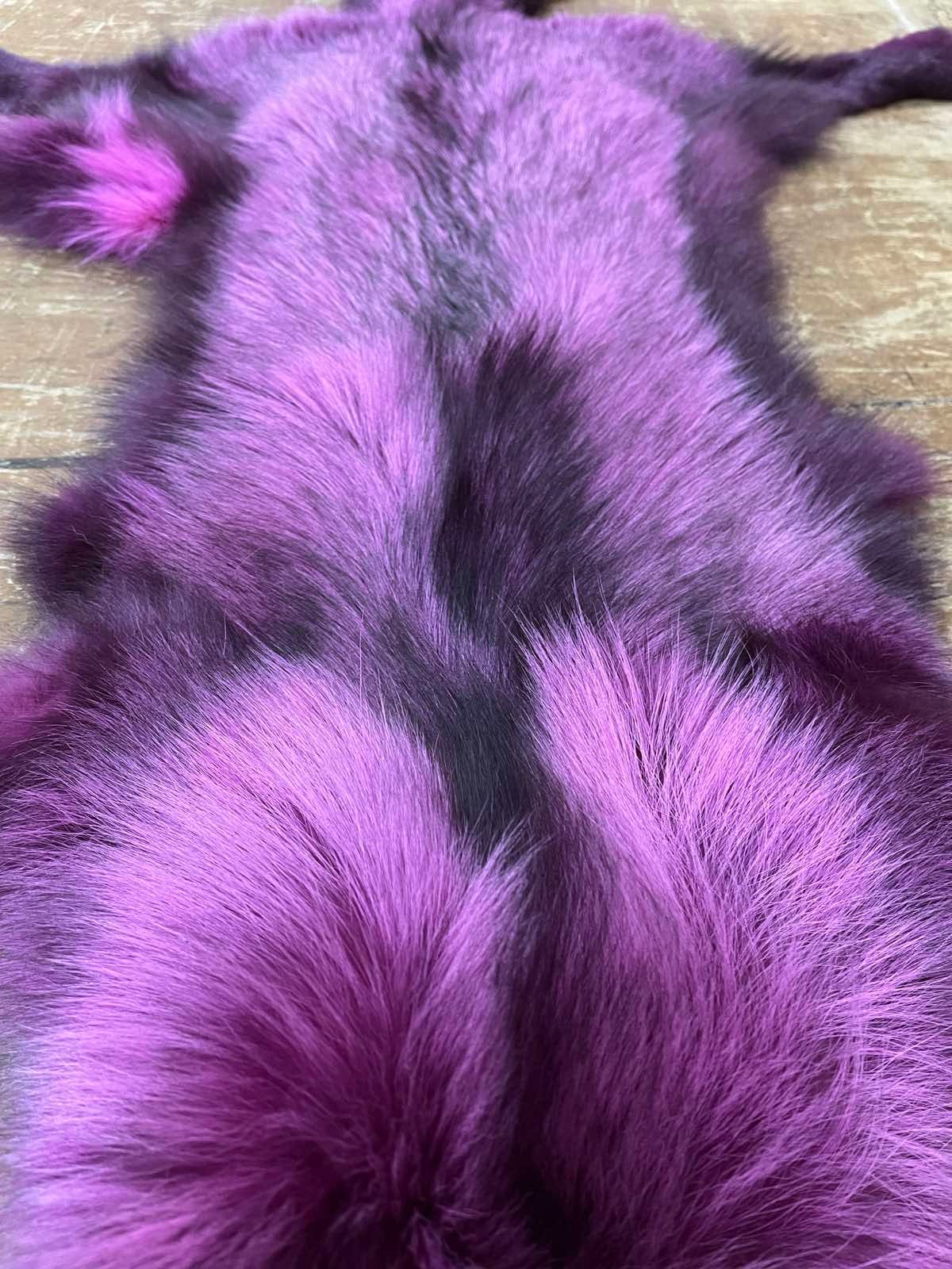 Dyed Dusty Pink Fur Fox Pelts/skin, Scandinavian Fur Fox Pelts/skins - Etsy