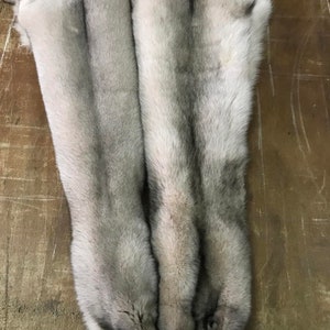 Dyed Tan Color Fur Fox Skins/pelts, Fur Garments - Etsy