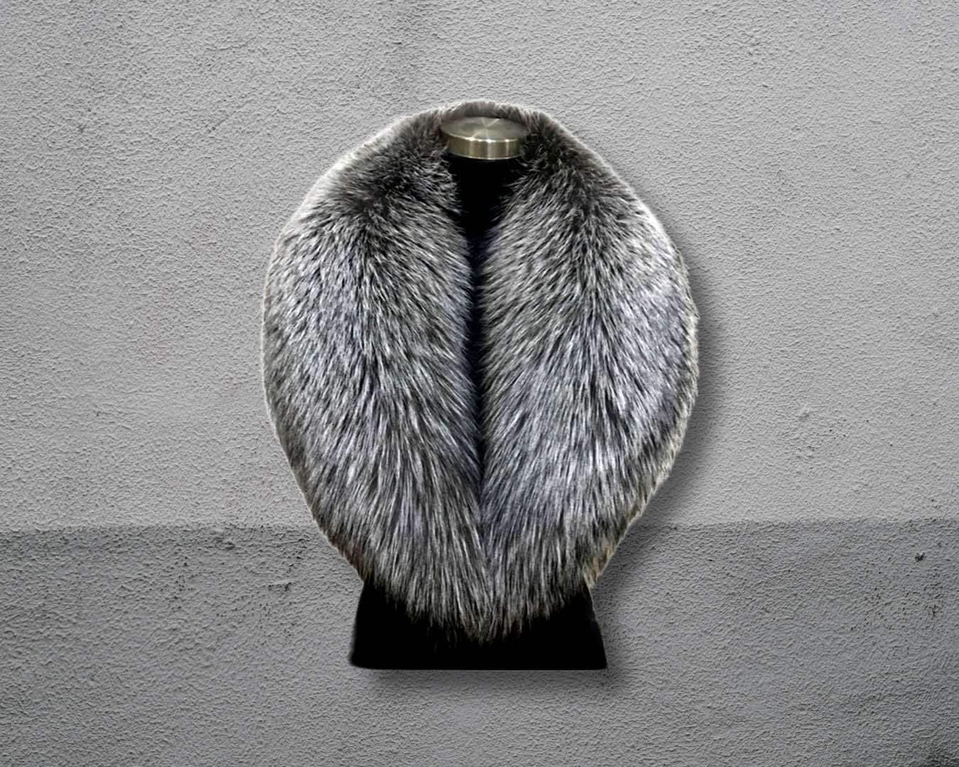 Silver Fox Fur Collar, Real Fur, Genuine Fur Fox - Etsy