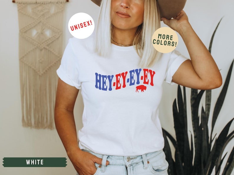 Buffalo Football Shirt Hey Ey Ey Ey T-shirt Let's Go - Etsy