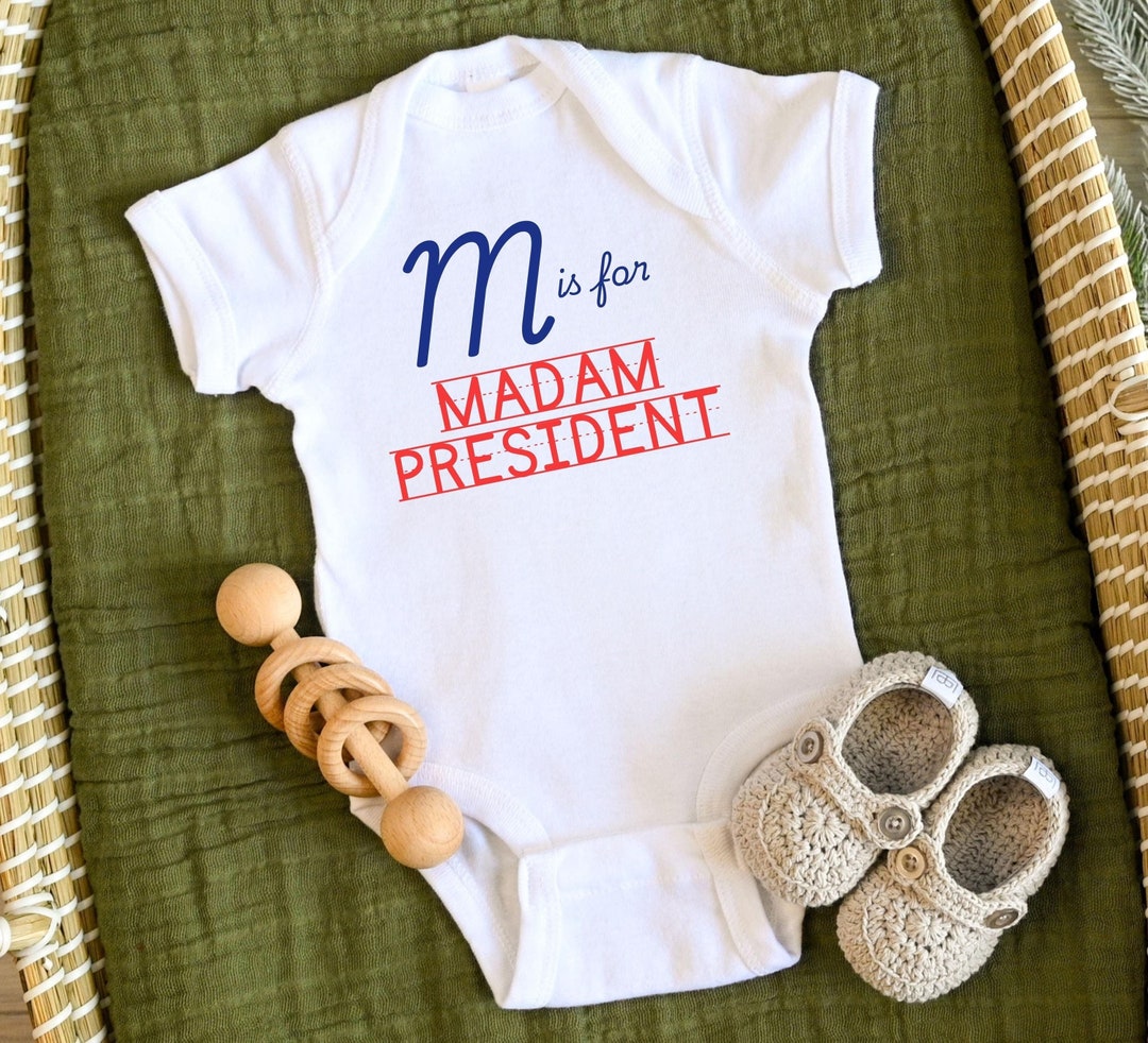 Madam President Baby One-piece, 2024 Presidential Election Newborn ...
