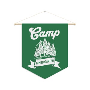 Camp Kindergarten Classroom Tapestry, Classroom Decor, Camping Theme ...