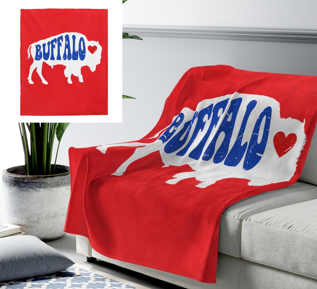 Buffalo Blanket, Buffalo Football Throw Blanket, Buffalo NY Blanket ...