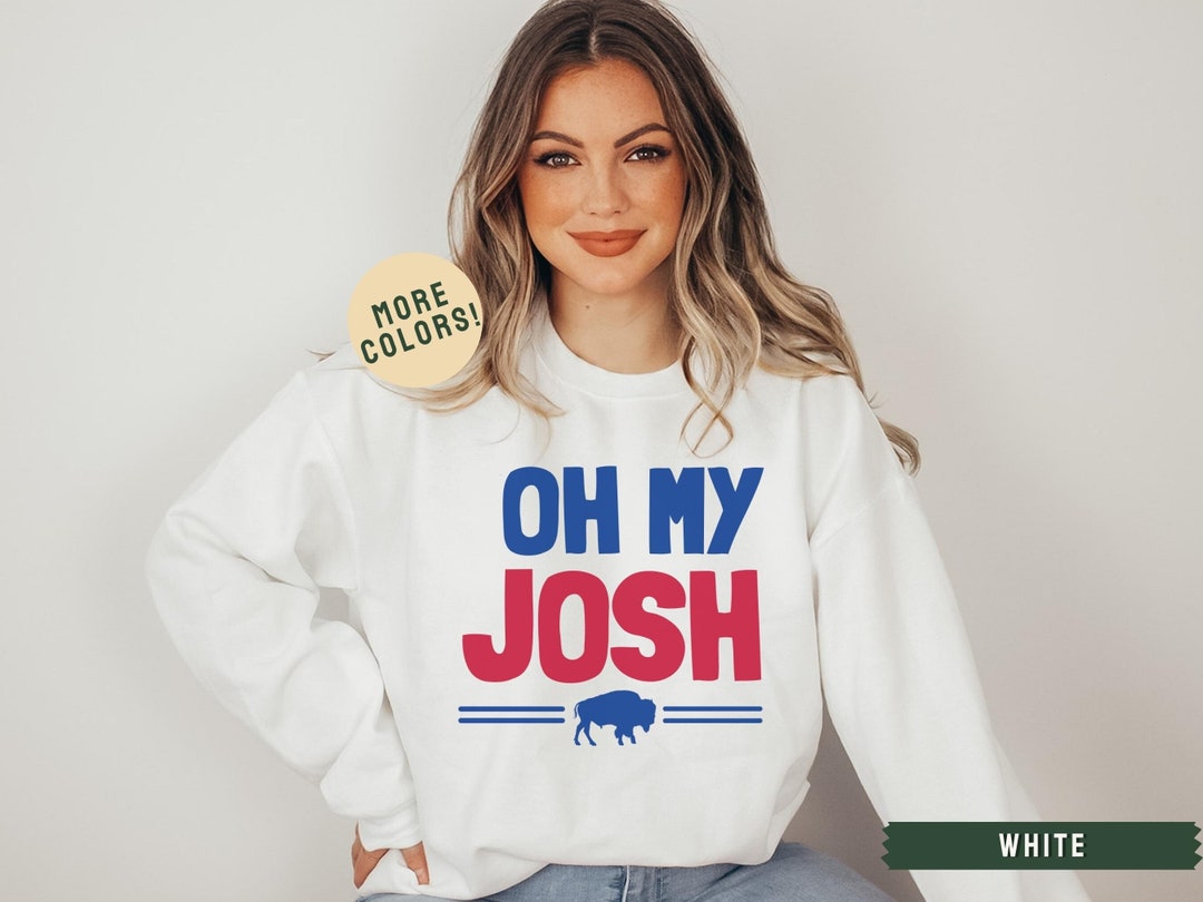 Buffalo Football Josh Sweatshirt, Buffalo Football Fan Crewneck, Love ...