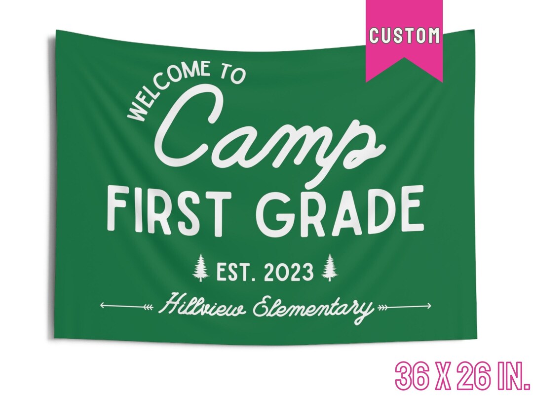 Classroom Tapestry, Teacher Name Banner, Classroom Door Decor, Custom ...