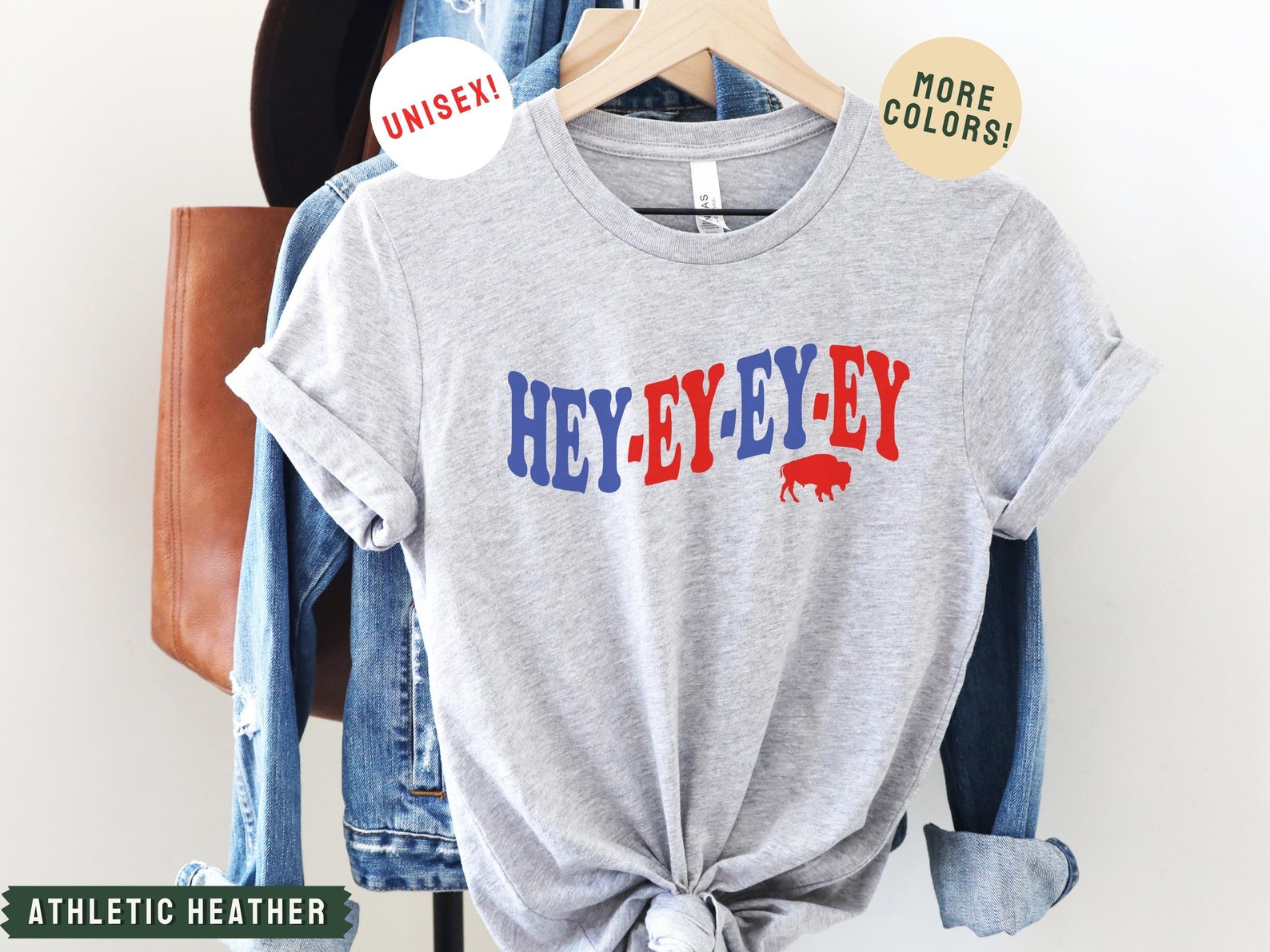 Buffalo Football Shirt Hey Ey Ey Ey T-shirt Let's Go - Etsy