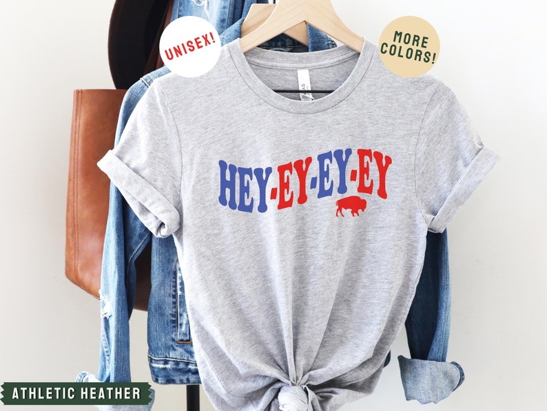 Buffalo Football Shirt Hey Ey Ey Ey T-shirt Let's Go - Etsy