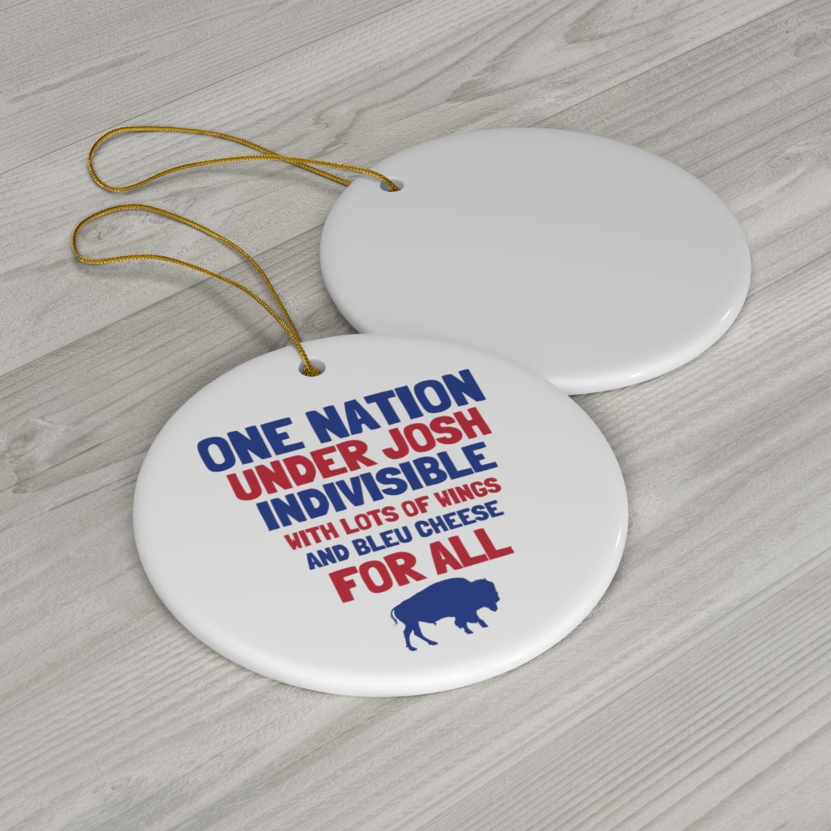 Buffalo Ornament, Buffalo Christmas Gift, Buffalo Christmas Ornament ...