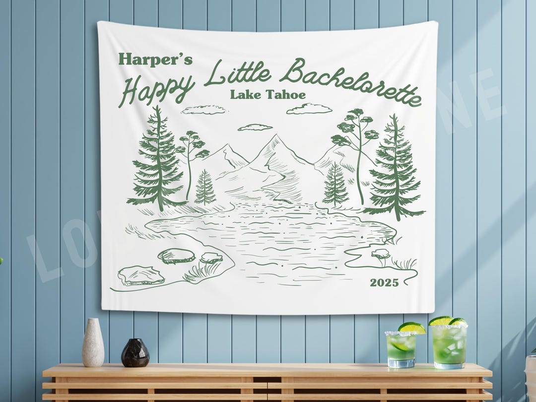 Camp Bachelorette Decor, Camp Bach Flag, Camp Bachelorette Banner ...
