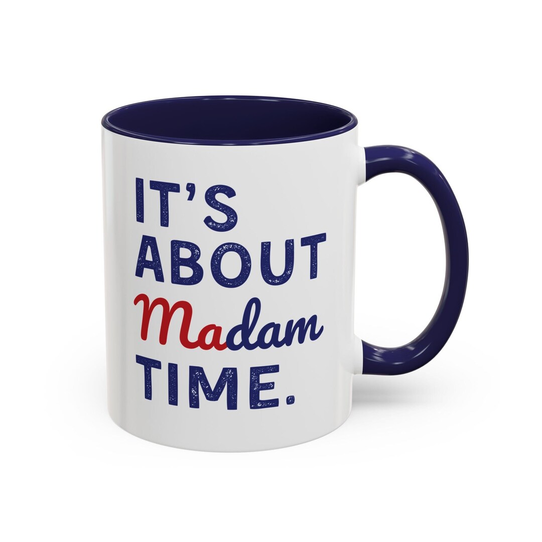 Madam President 2024 Election Mug, Womens Vote Coffee Mug, Democrat ...