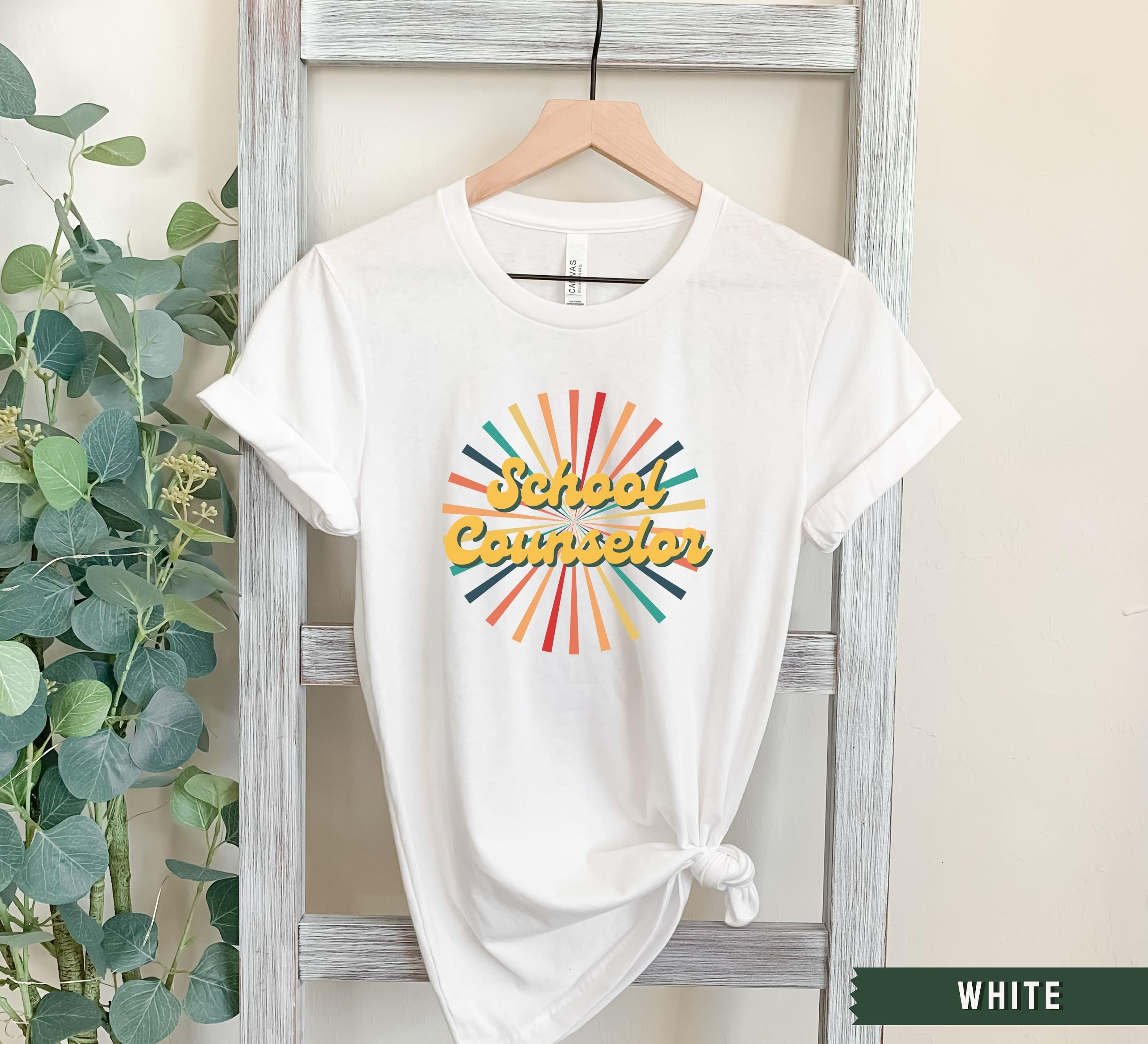 Groovy Retro School Counselor Shirt, Gift for Guidance Counselor ...