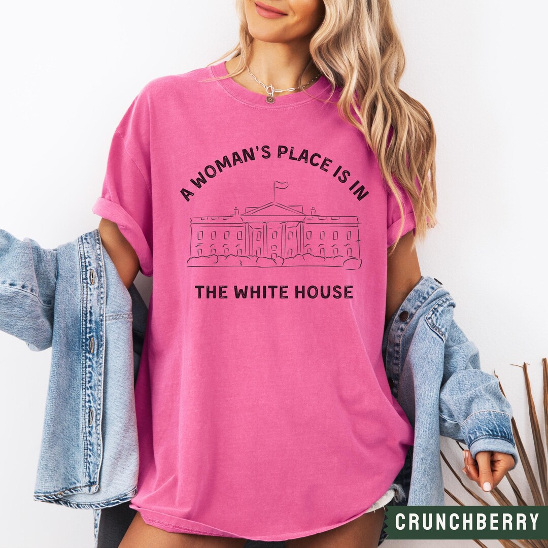 Madam President 2024 Election Shirt, Comfort Colors® Womens Vote Shirt ...