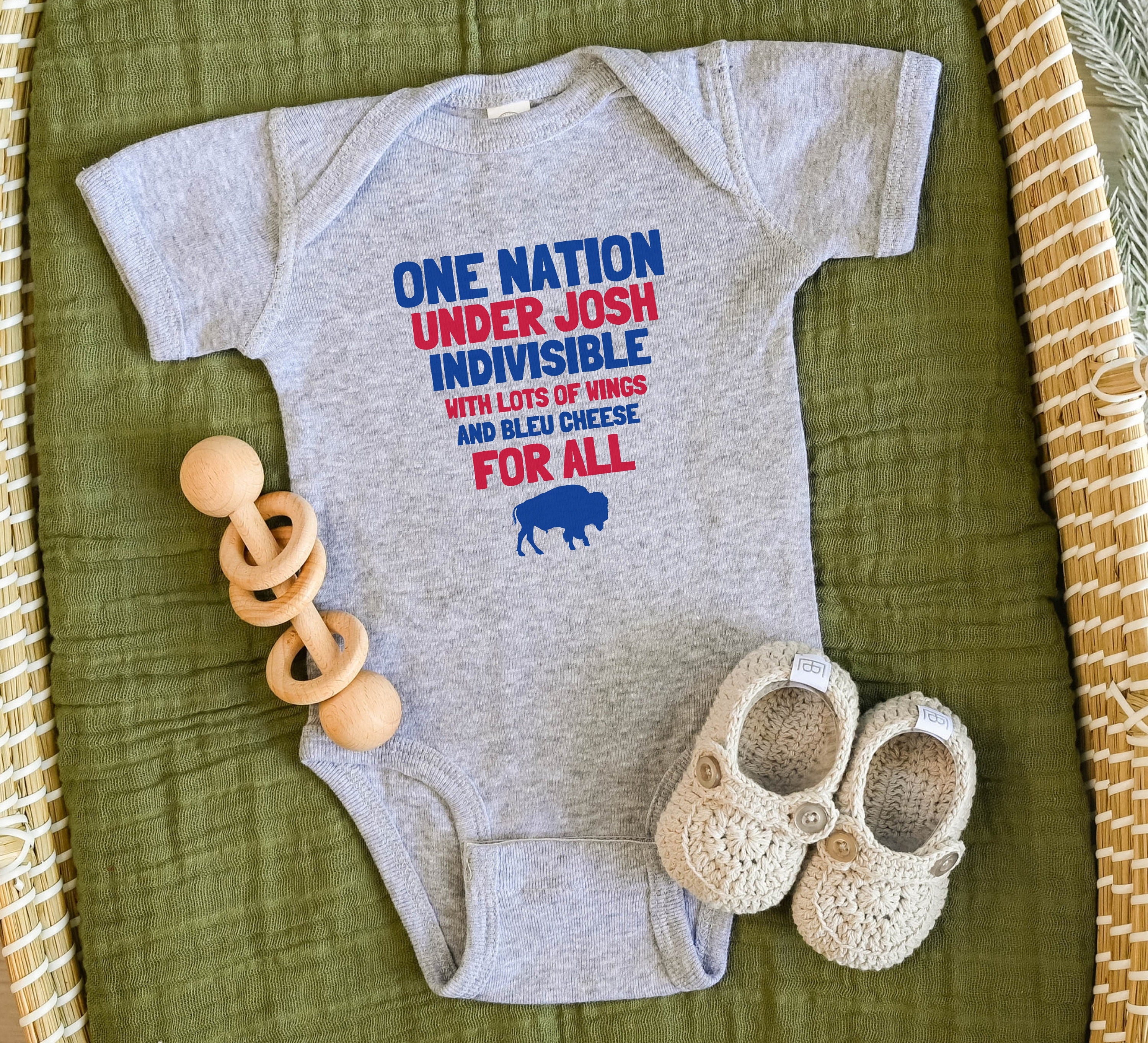 Josh Buffalo Football Baby Bodysuit, Buffalo Baby Outfit, Let's Go ...
