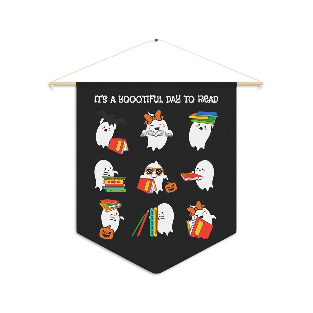 Halloween Banner, Classroom Tapestry, Library Decor, Classroom ...